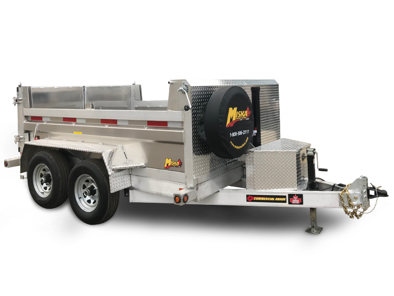 Miska Trailer Factory | Galvanized 10 Ton Lowbed Float Trailers